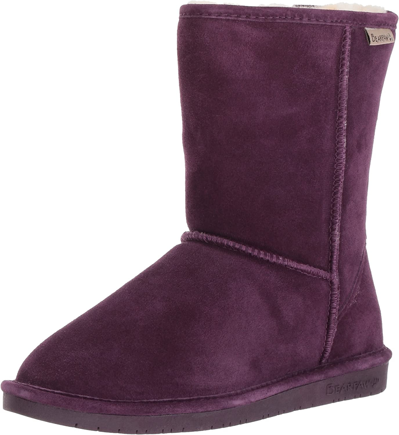 BEARPAW Emma Short Women's Classic Winter Slip On Boots, Lightweight ...