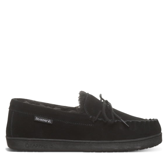 BEARPAW Men's Wyden Black Slipper Size 10 | Men's Slip On - Walmart.com