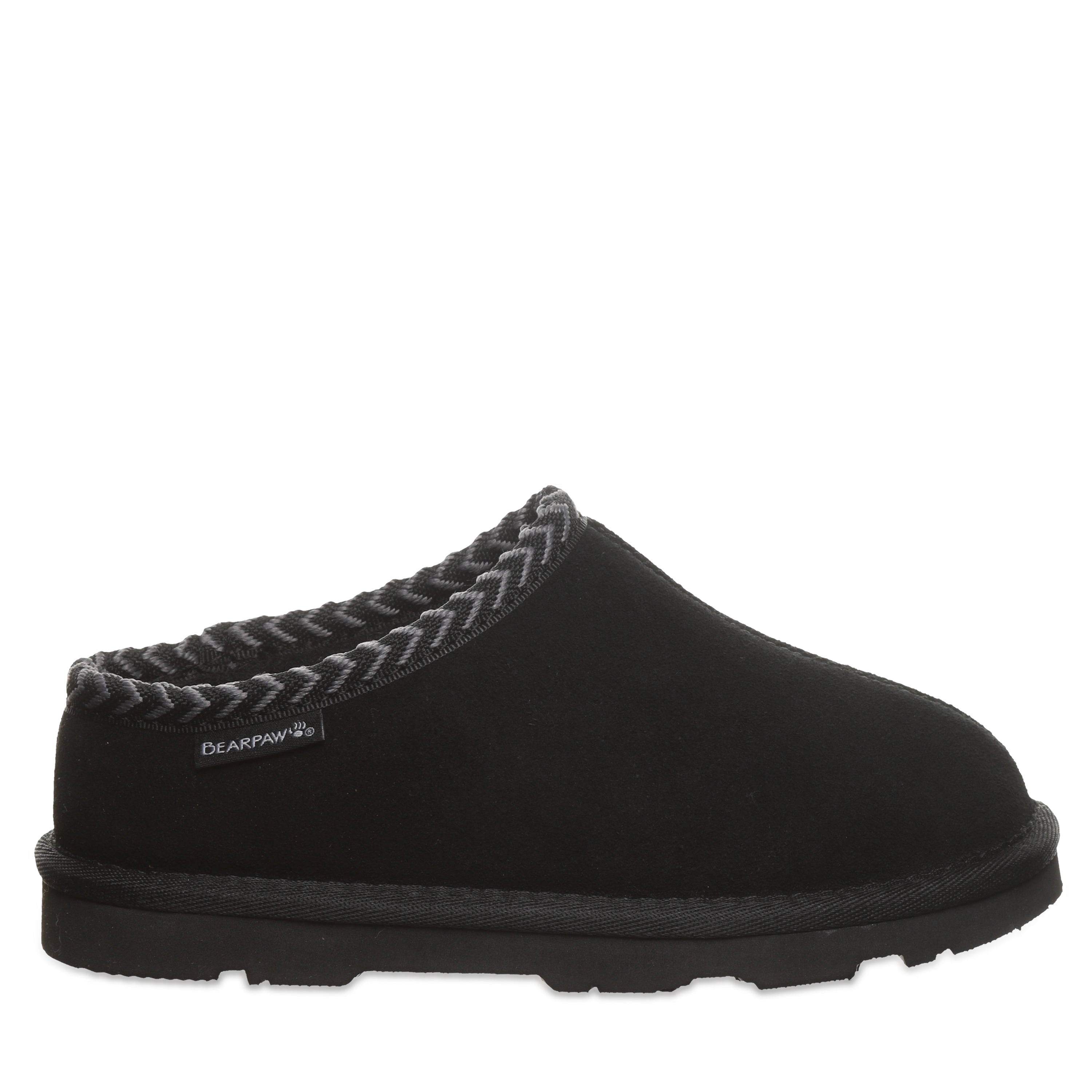 BEARPAW Tabitha Youth Black Size 2 | Kid's Slipper | Comfortable ...