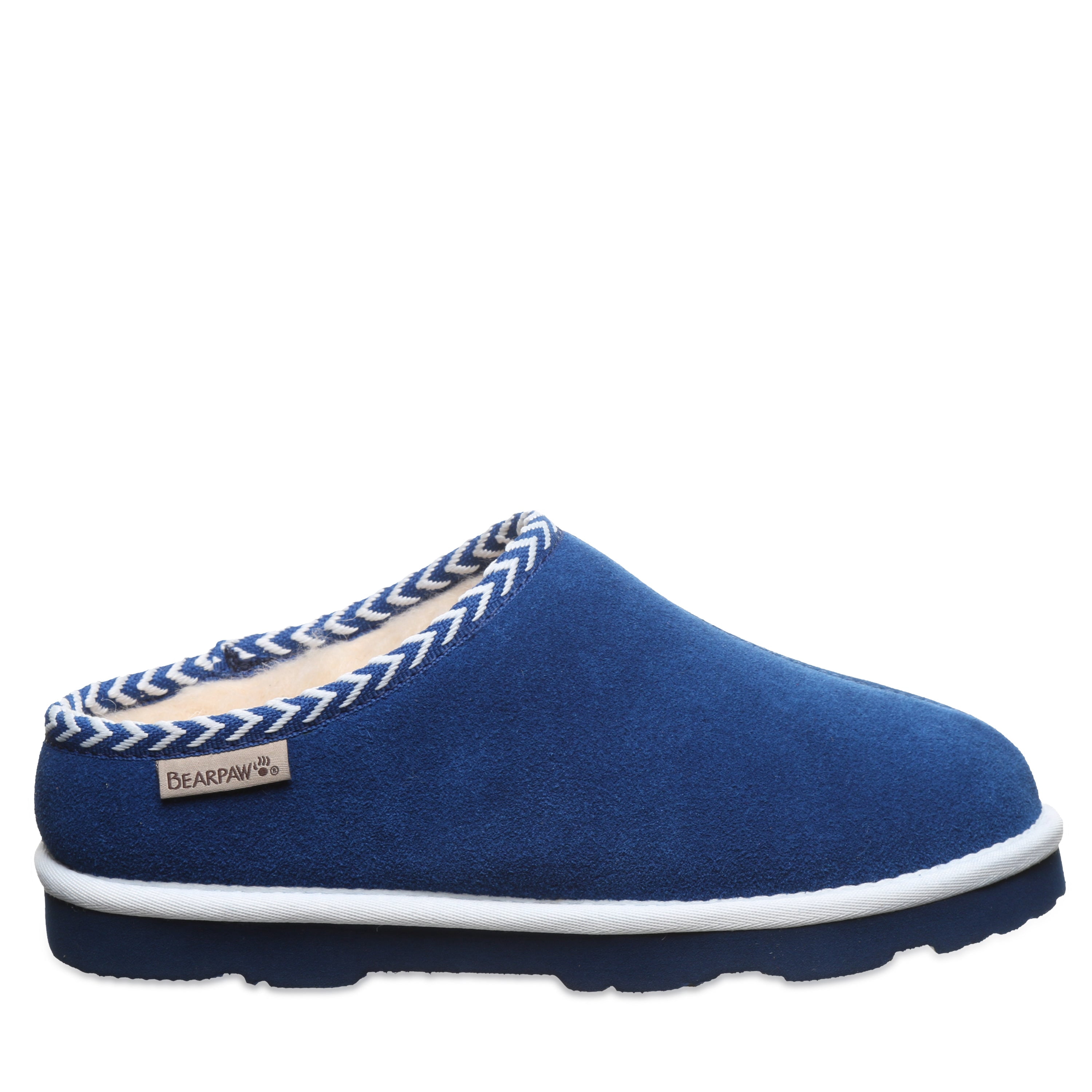 BEARPAW Women's Tabitha Slipper Blue/White Size 7 | Comfortable ...
