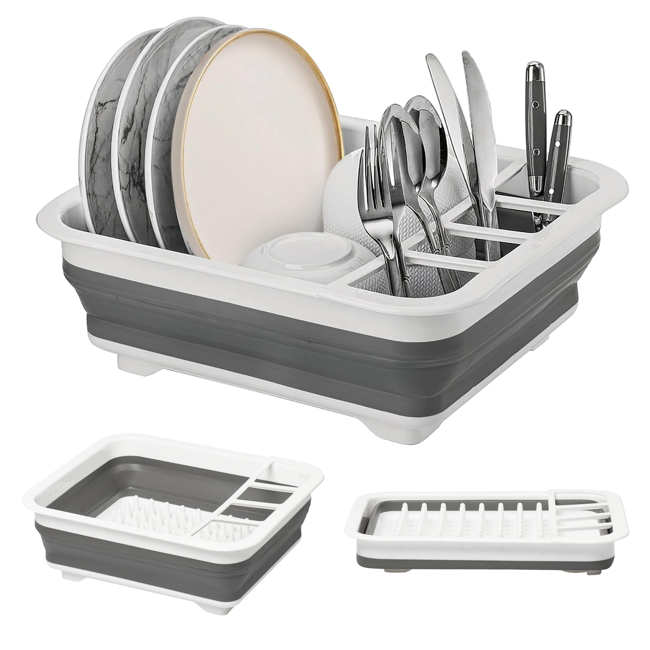 BEAST COOLER ACCESSORIES Collapsible Dish Drying Rack - Durable 4 ...