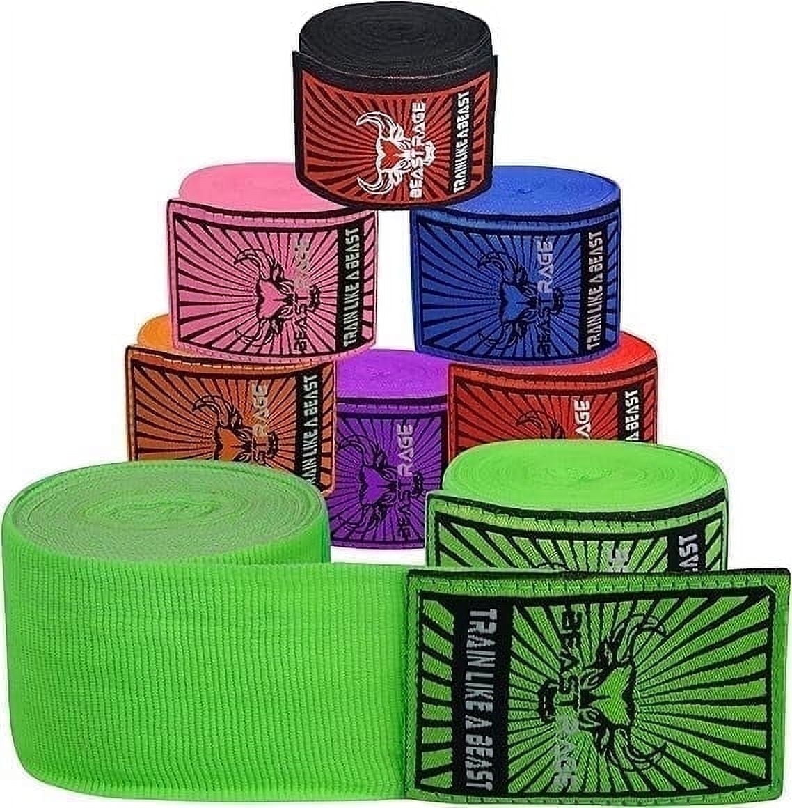 "BEAST RAGE Boxing Hand Wraps Men Protection MMA Support Inner Gloves ...