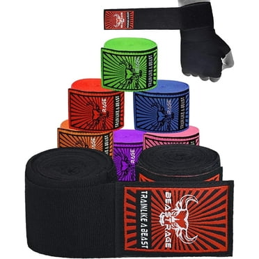 Ringside Mexican-Style Boxing Handwraps 180in White Cotton Elastic ...
