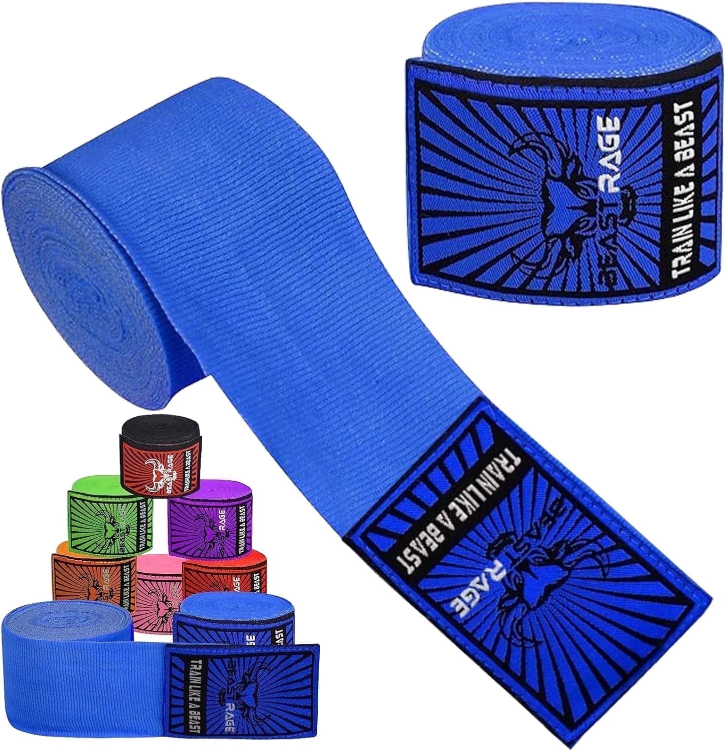 "BEAST RAGE Boxing Hand Wraps Men Protection MMA Support Inner Gloves ...