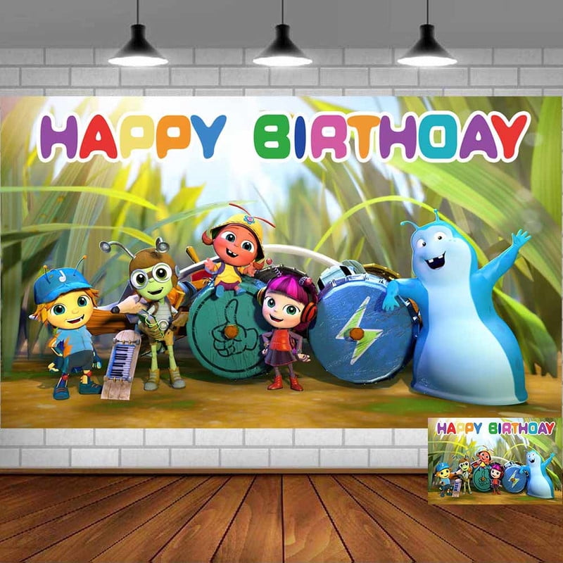 BEAT BUGS Backdrop Banner Party Supplies Poster Movie Theme Background ...