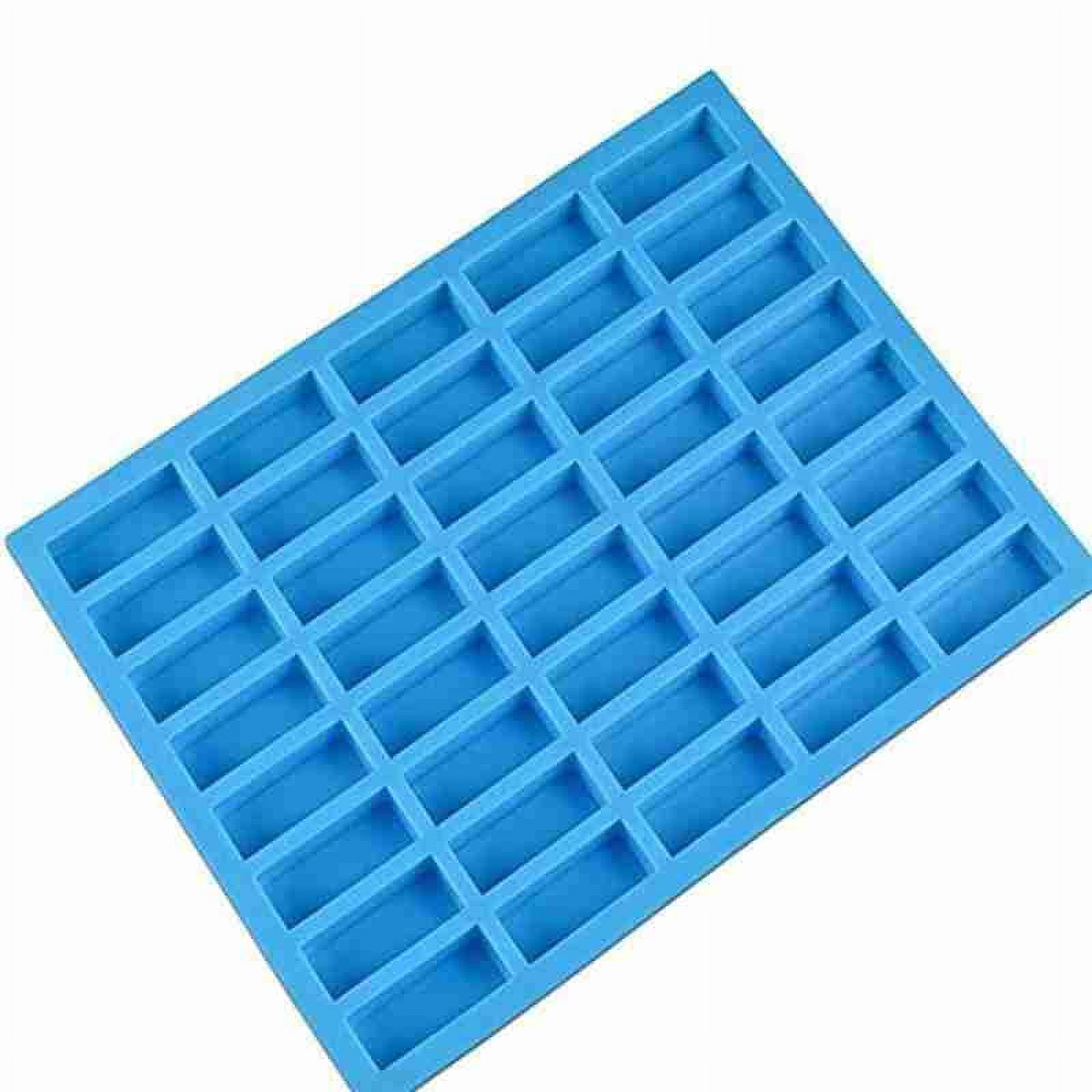 BEATIZ 40-cavity Rectangle Soap Mold Cake Mold Silicone Mould 2Q6W 2024 ...