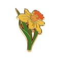 BEATIZ Yellow Daffodil Lapel Pin, Daffodil Flower Brooch Pin, Daffodil ...