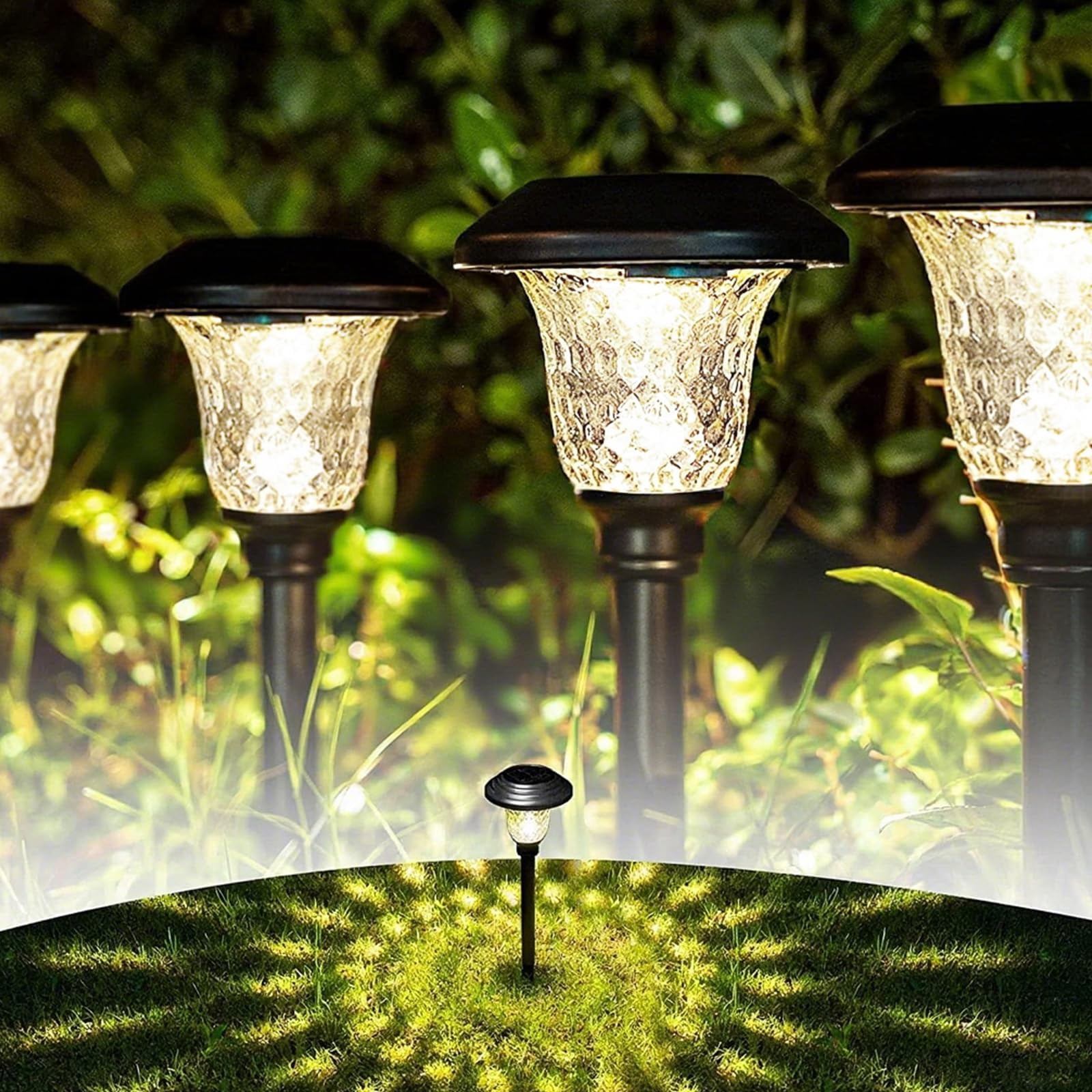 BEAU JARDIN 8 AJH3 Pack Pathway Lights Outdoor Powered Lights ...