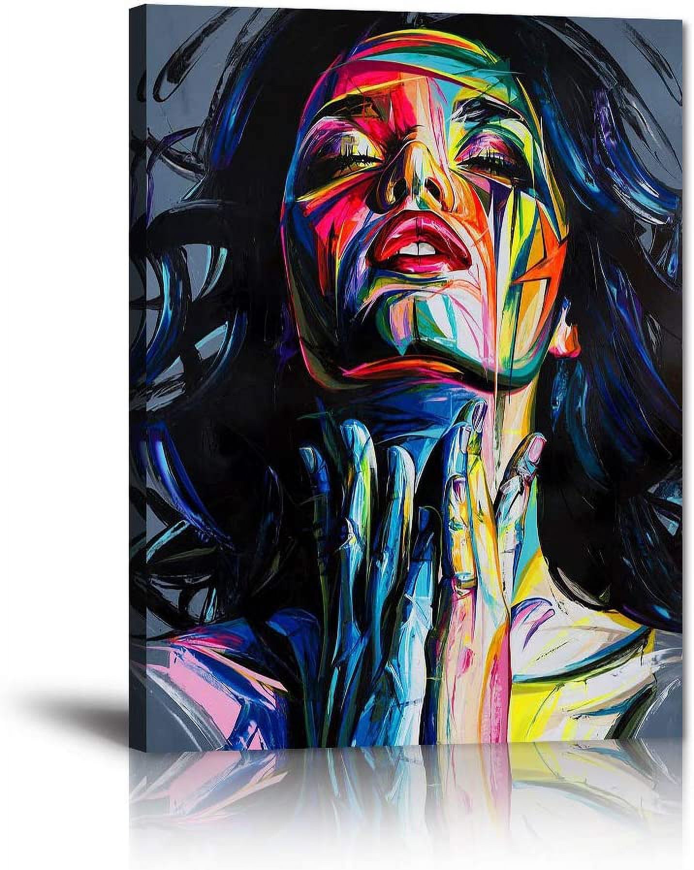 BEAUTIFUL HOMES-Painted Woman Colorful Graffiti Posters Pictures Banksy ...