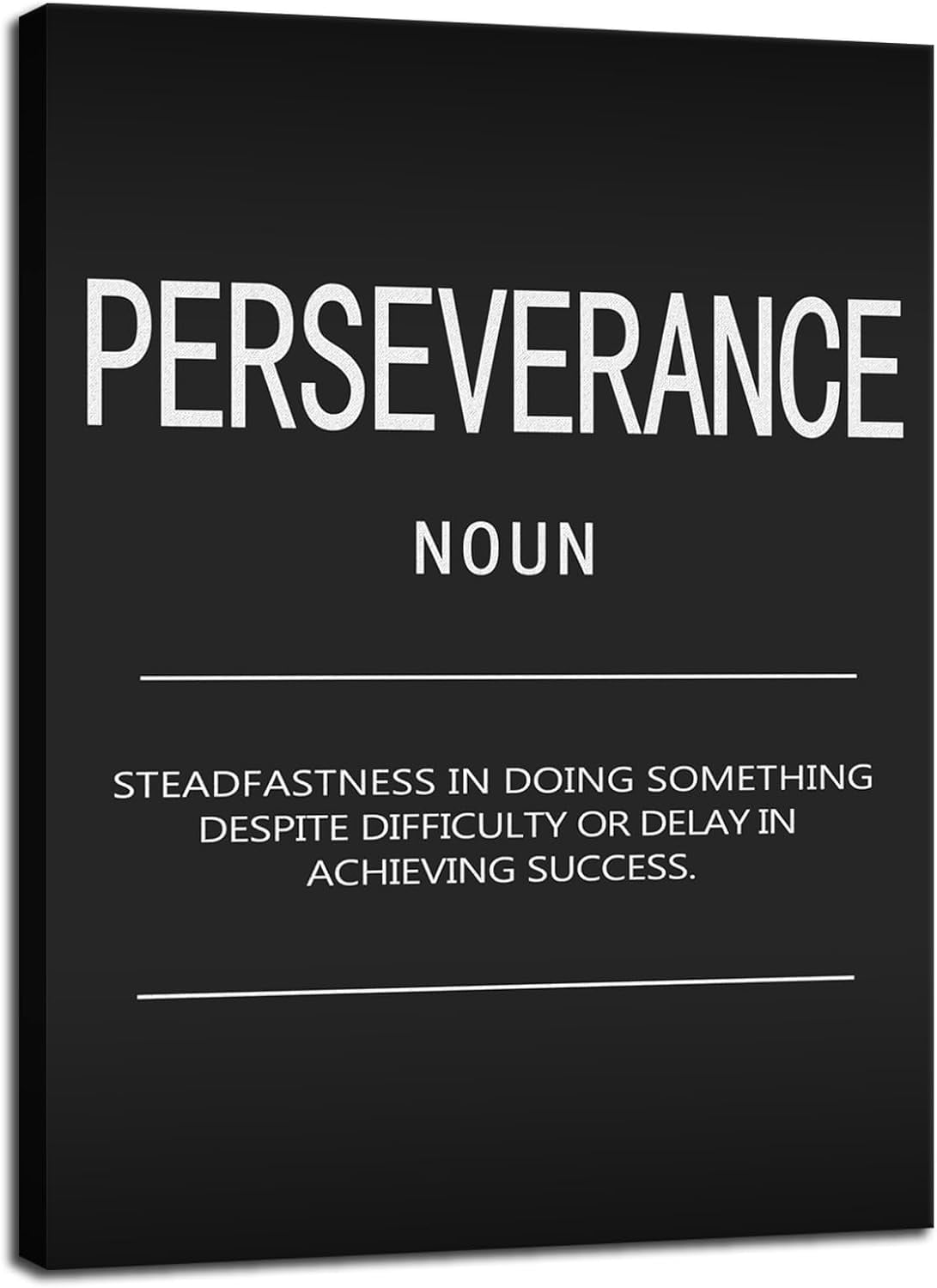 BEAUTIFUL HOMES-Perseverance Noun Posters Motivational Wall Art ...