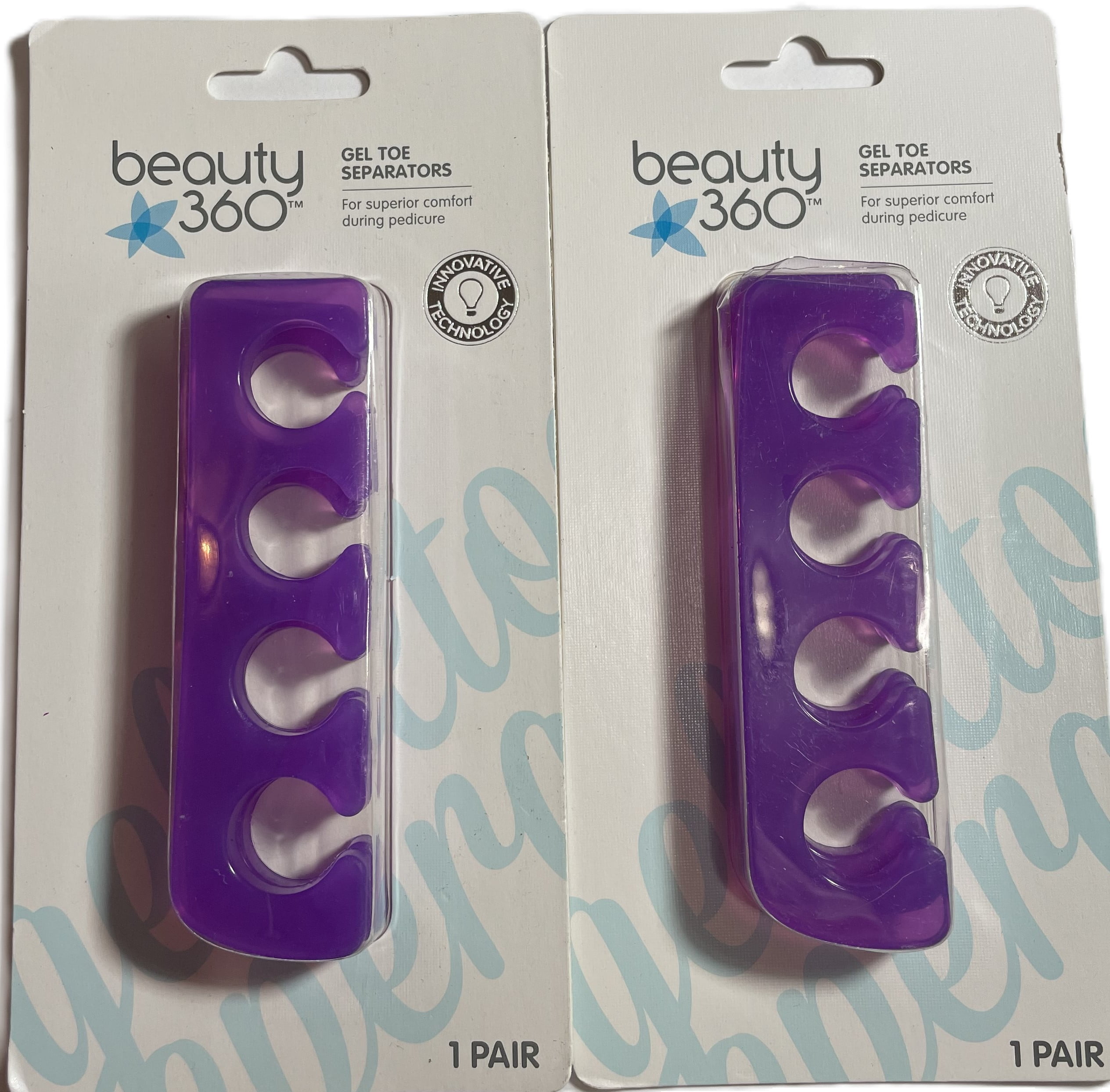 BEAUTY 360 GEL TOE SEPERATORS (PACK OF 2) - Walmart.com
