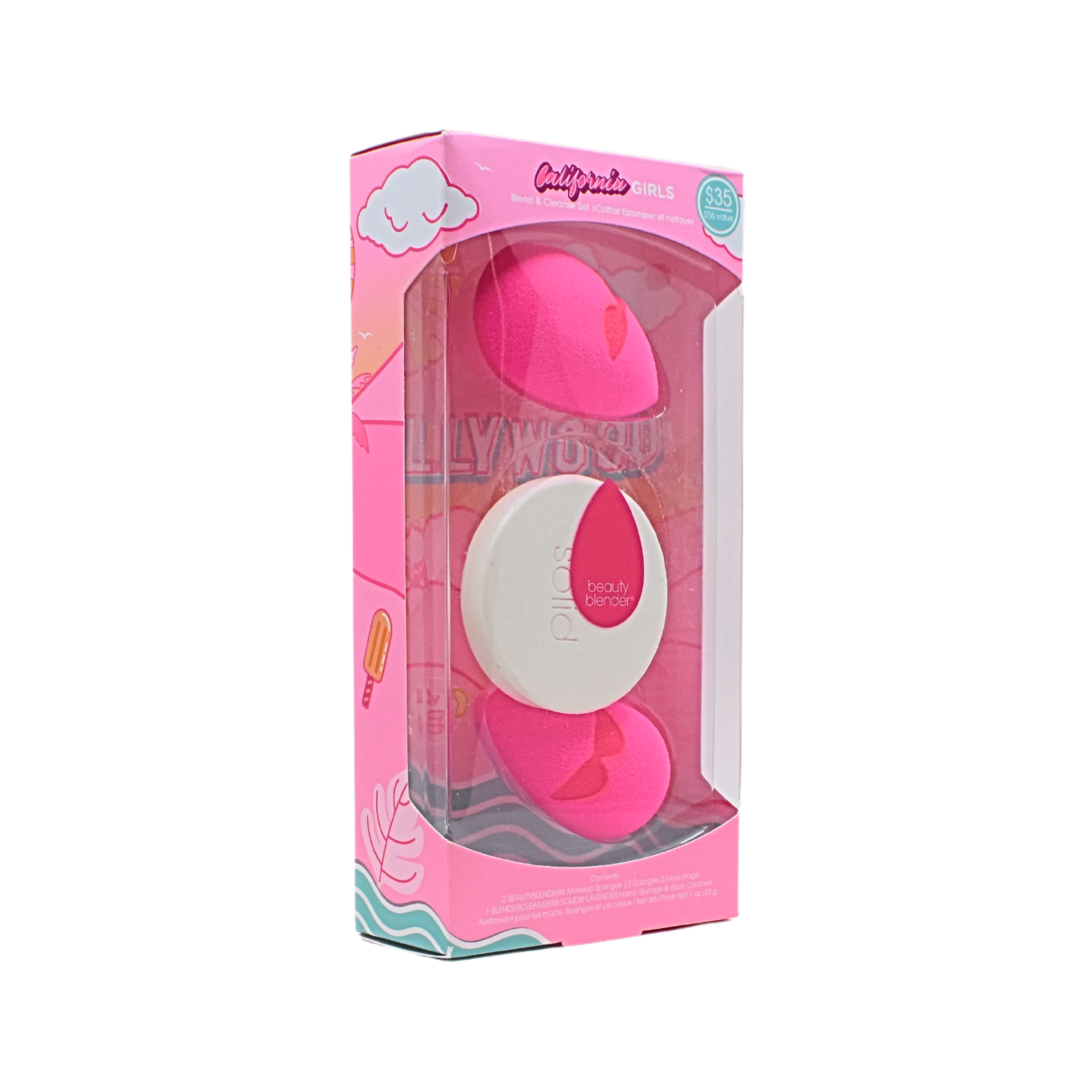 BEAUTYBLENDER CALIFORNIA GIRLS Makeup Sponges & Cleanser Set - Blend ...
