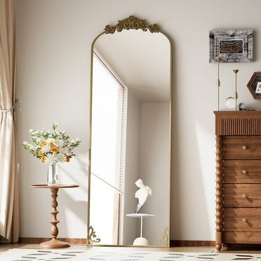 BEAUTYPEAK 71"x 26" Oversized Full Length Mirror Arch Standing Floor ...