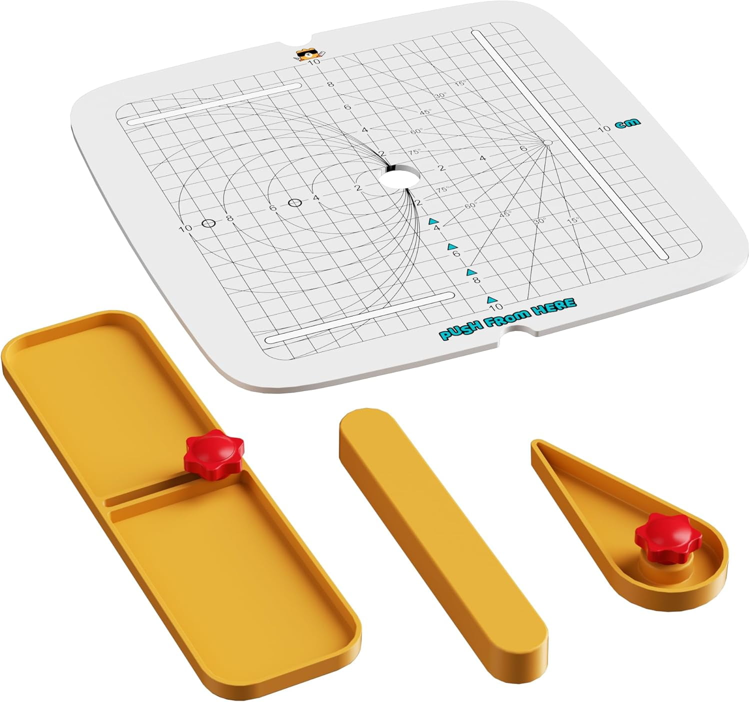 BEAVERBOT Cardboard Cutter for Kids, Safe DIY Craft Tool Kit with Angle, Circular & Straight ...