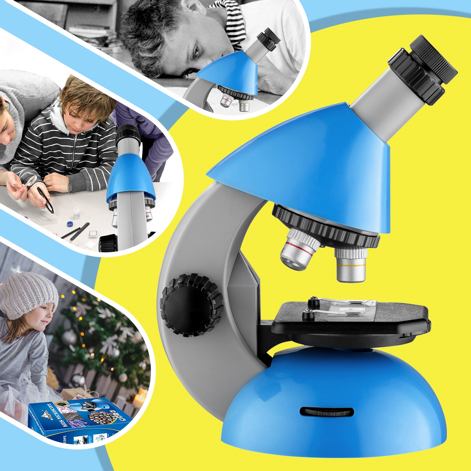 National Geographic Microscope Set 300x-1200x - Walmart.com