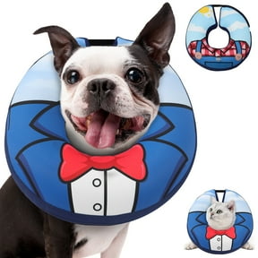 EcoEarth Inflatable Dog Cone Large Soft Protective Collar for Cats and ...
