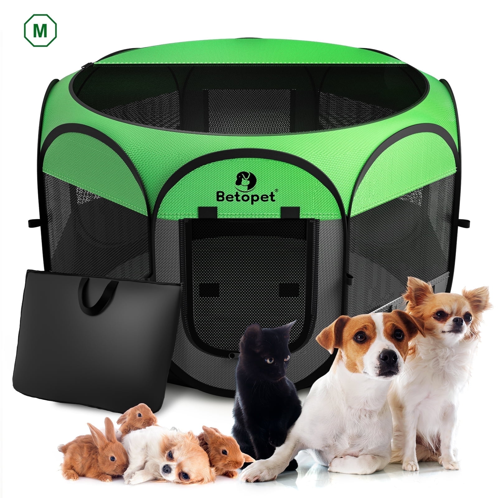 BEBANG Pop up Dog Playpen, Portable Pet Playpen for Cat, Puppies ...
