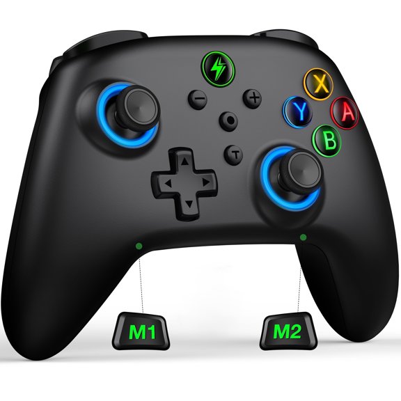 Nintendo Switch Wireless Pro Game Controller with Dual Vibration and ...