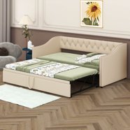 Constance Metal Daybed with Trundle, Orange - Walmart.com