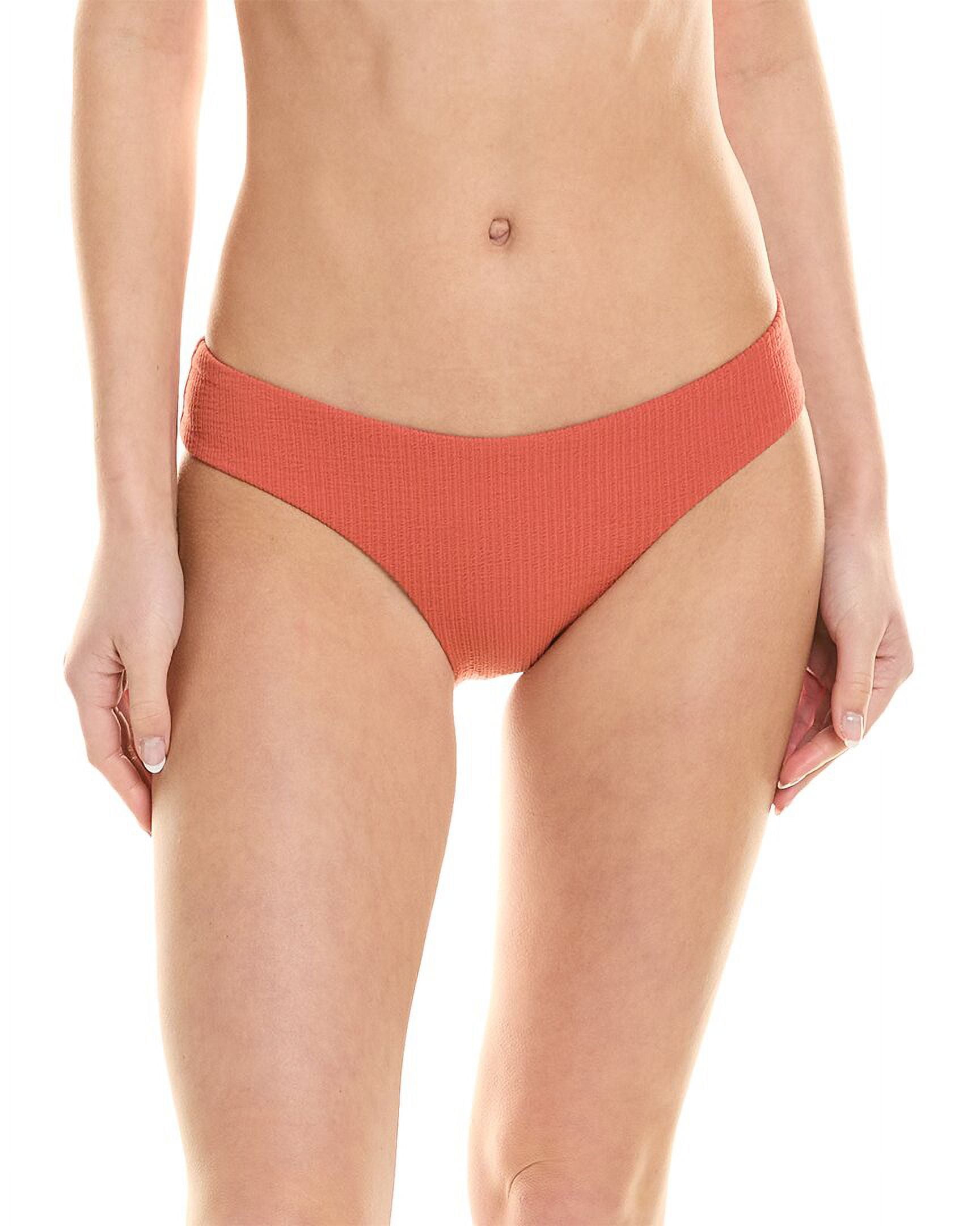 BECCA by Rebecca Virtue womens Pucker Up Adela Bikini Bottom, s, Orange - Walmart.com