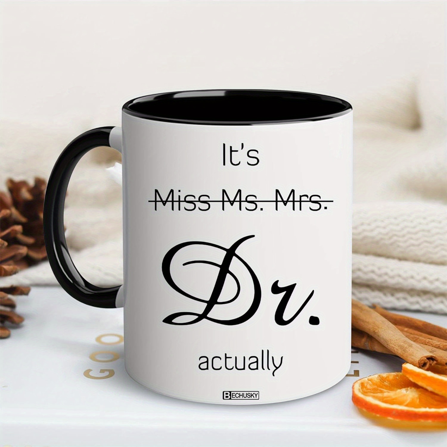 BECHUSKY It's Miss Ms Mrs Dr Actually Mug, Dr Gifts, Doctor Mug, Phd ...
