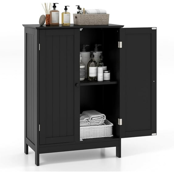 BECOMFORT Bathroom Storage Cabinet, Freestanding Floor Cabinet with ...