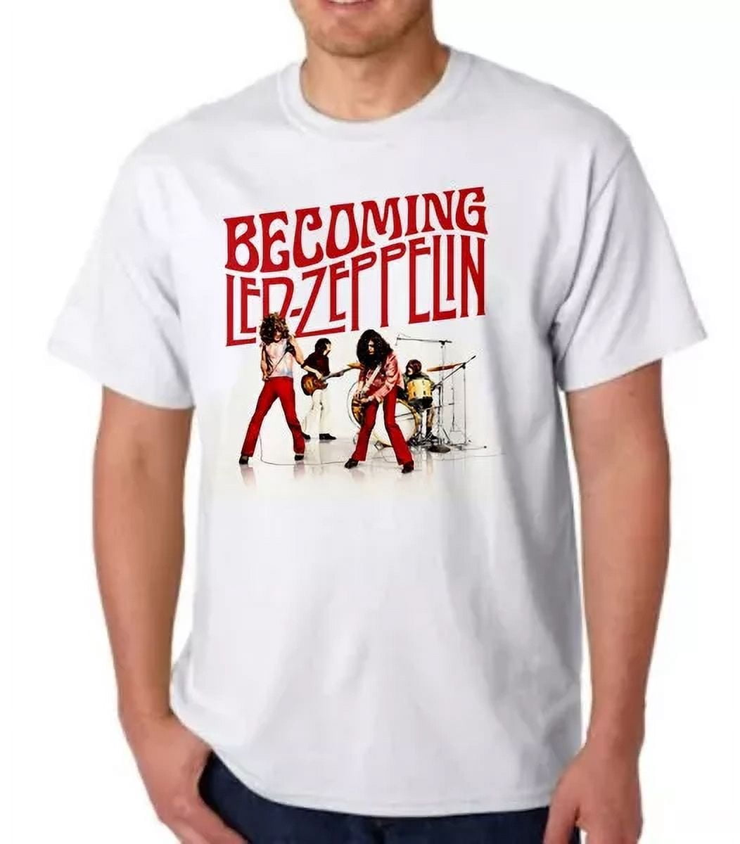 BECOMING LED ZEPPELIN T-Shirt TEE PLANT PAGE BONHAM - Walmart.com
