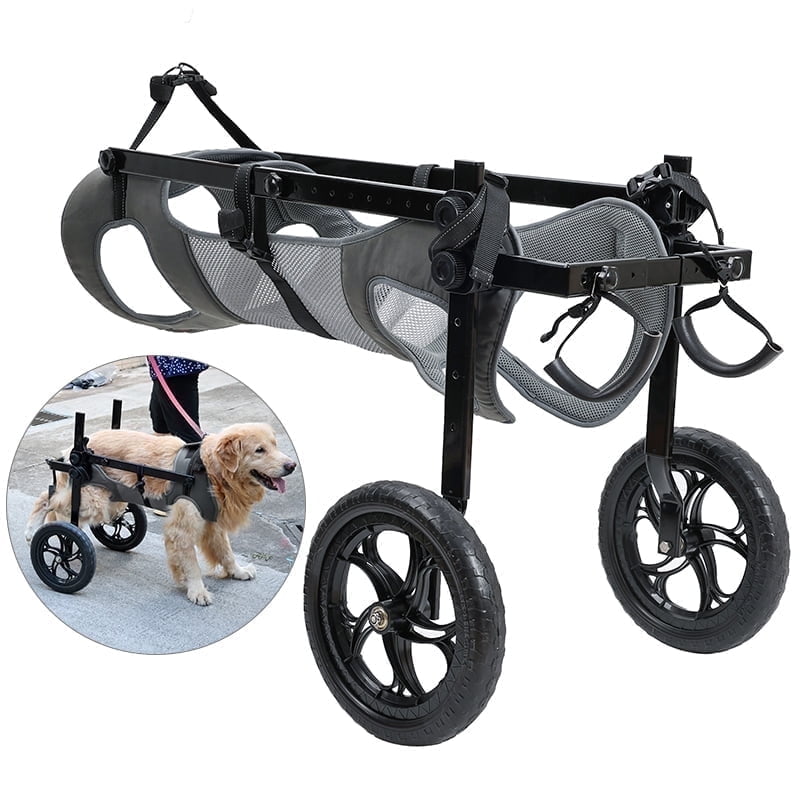 BECROWM Dog Wheelchair for Back Legs Large Dog&Cat&Pets Wheelchair Cart ...