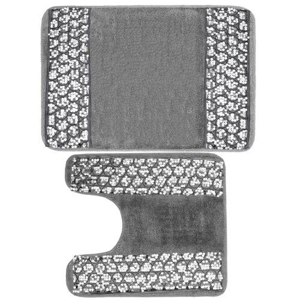 BED BATH N MORE Luxury Bathroom Rug and Contour Rug Set or Separates 21 ...