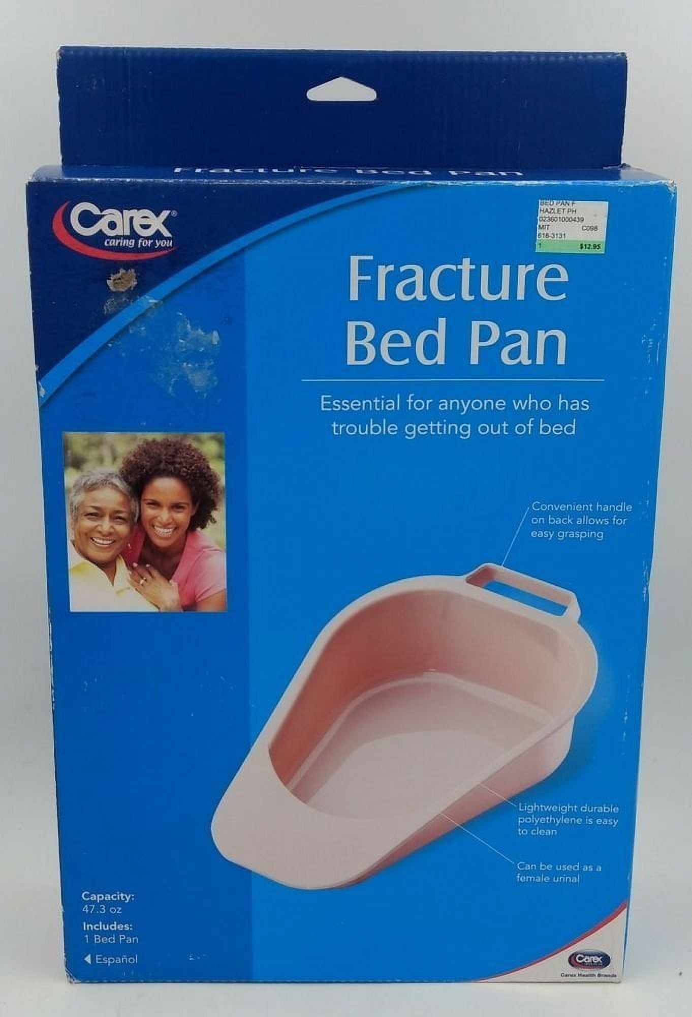 Fracture Bed Pan Retail Boxed Disposable - Walmart.com