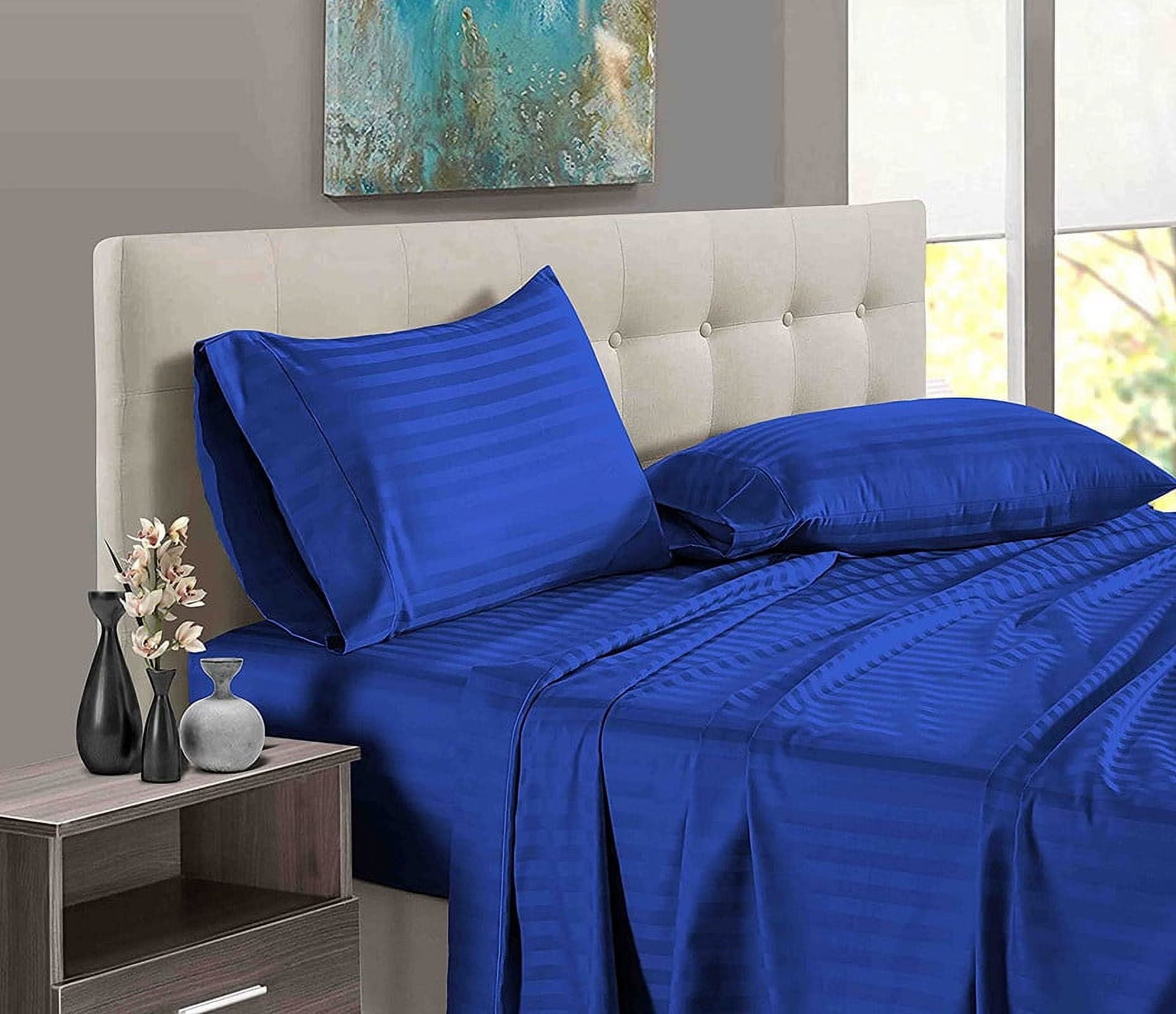 BEDDING BEGS - 7 Piece Sheet Set-100% Egyptian Cotton, 18" Deep Pocket ...