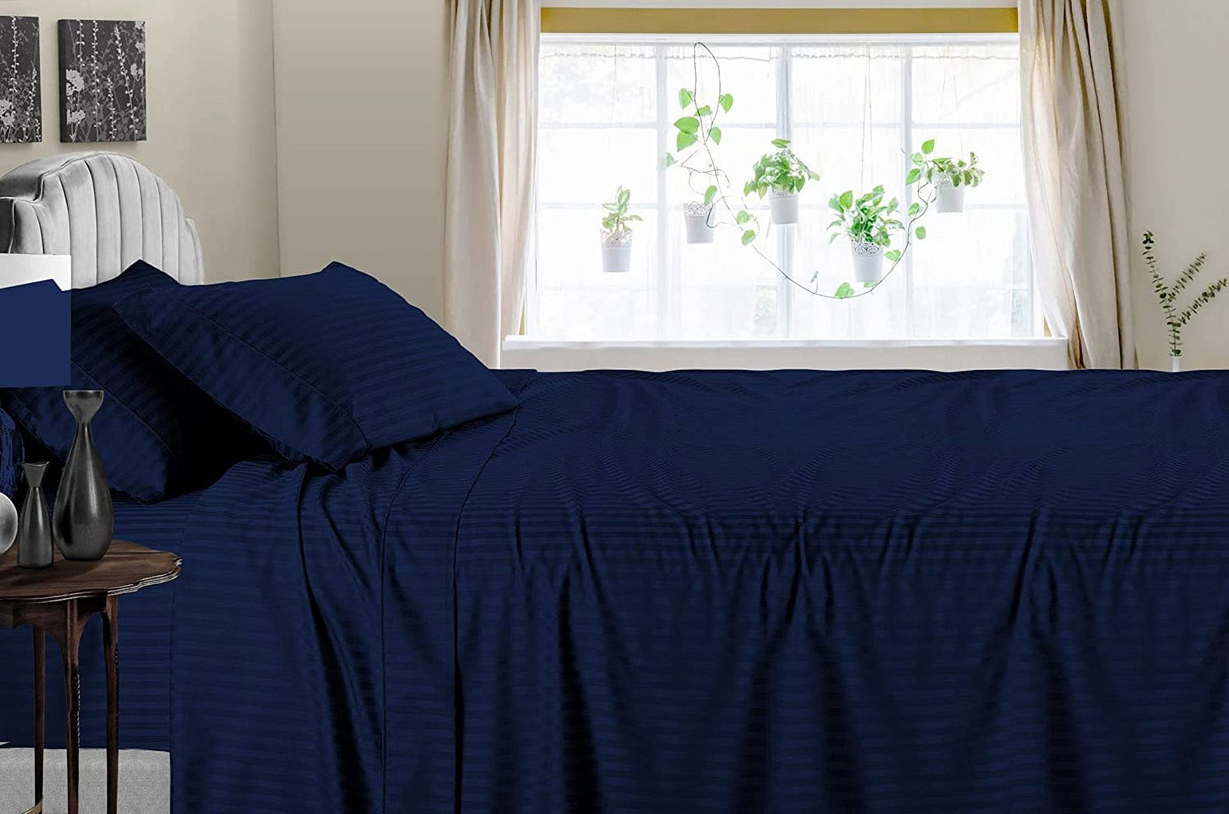 BEDDING BEGS SHEET SET 5 Piece -100% Egyptian Cotton, 800 TC, 12" Deep ...