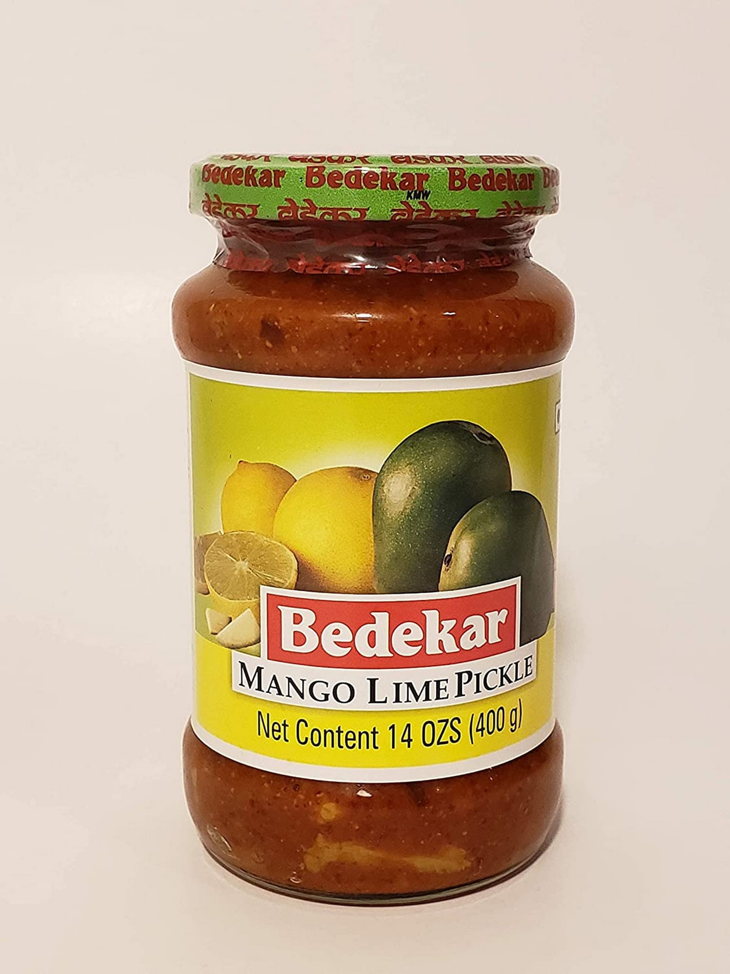 BEDEKAR Mango Lime Pickle - 14oz (400 Grams) - Walmart.com
