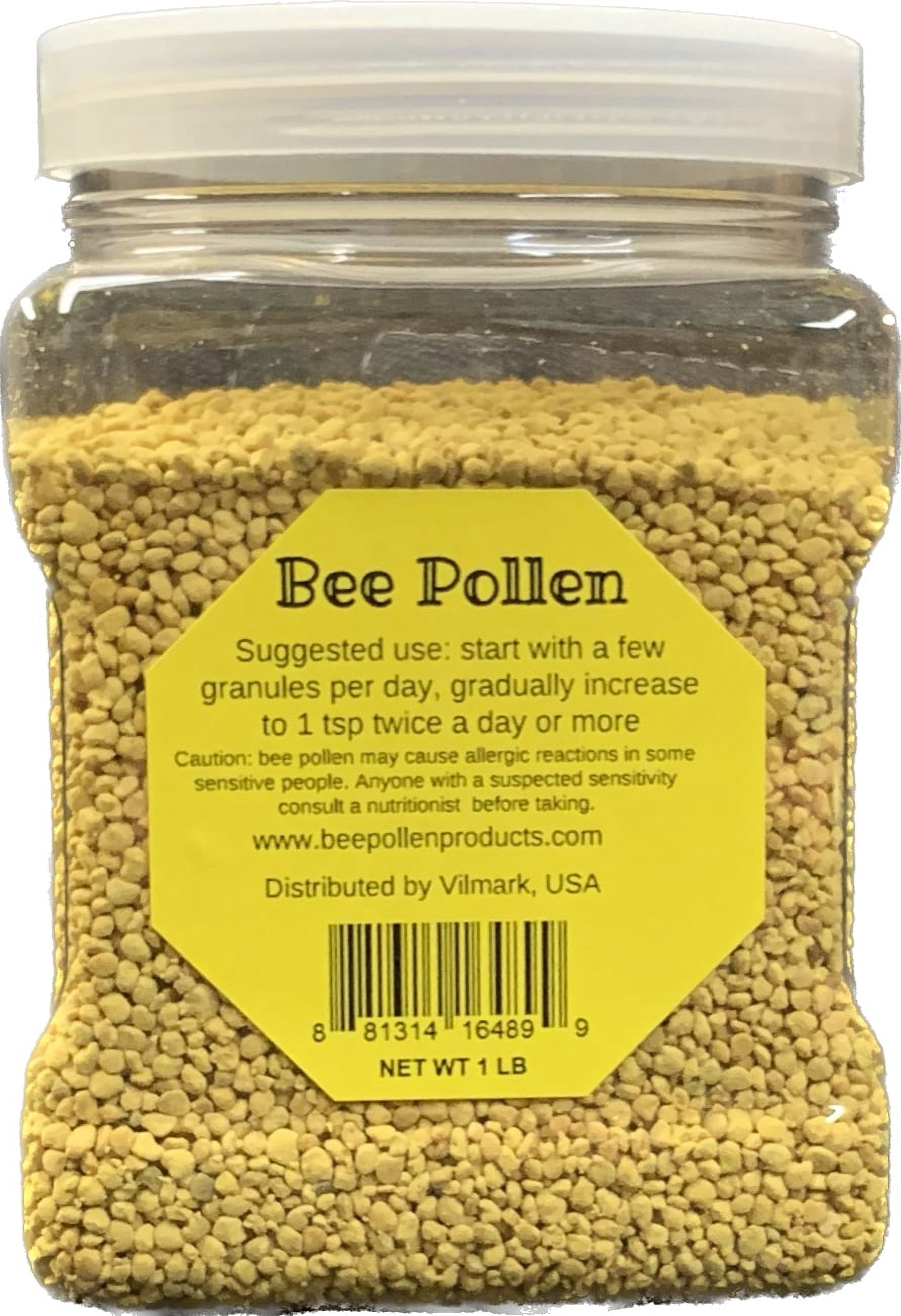 100% Pure Natural Bee Pollen Granules 1 lb, FDA Certified - Walmart.com