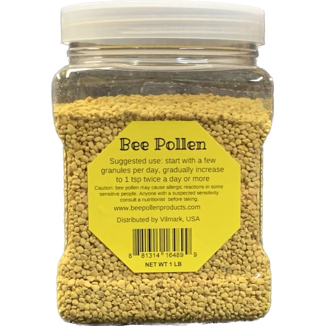 100% Pure Natural Bee Pollen Granules 1 lb, FDA Certified - Walmart.com