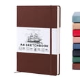 BEECHMORE BOOKS Sketch Book, A4 8.5 x 11.5 inch Blank Sketchbook for ...