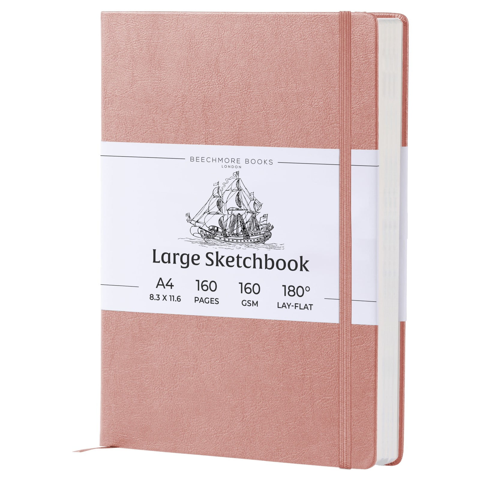 BEECHMORE BOOKS Sketch Book, A4 8.5 x 11.5 inch Blank Sketchbook for ...