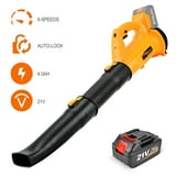 BEEDECK 20V Cordless Leaf Blower, 450 CFM 6-Speed, Lightweight for Lawn, Garden, Patio - Walmart.com