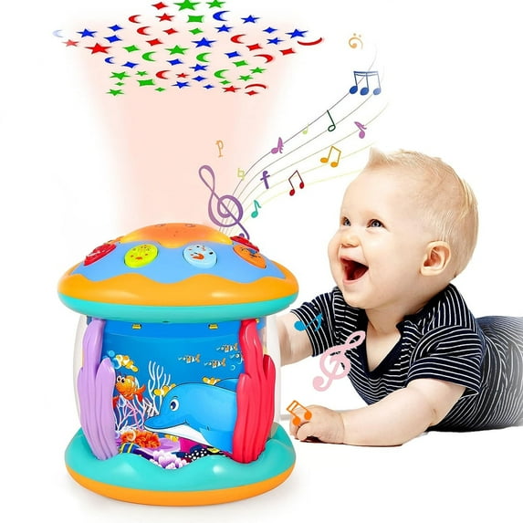 Kid Odyssey Musical Baby Toys 6-12 Months, Ocean Star Projector ...