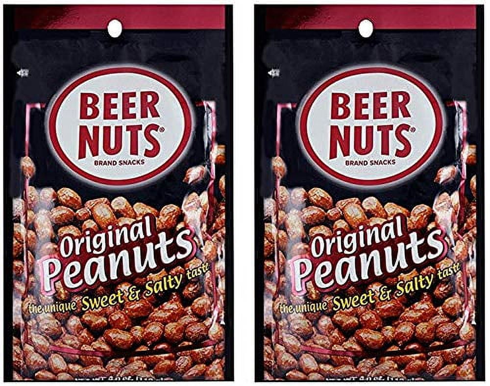 BEER NUTS Original Peanuts - 4oz Single Serve Bags (Pack of 2), Sweet ...