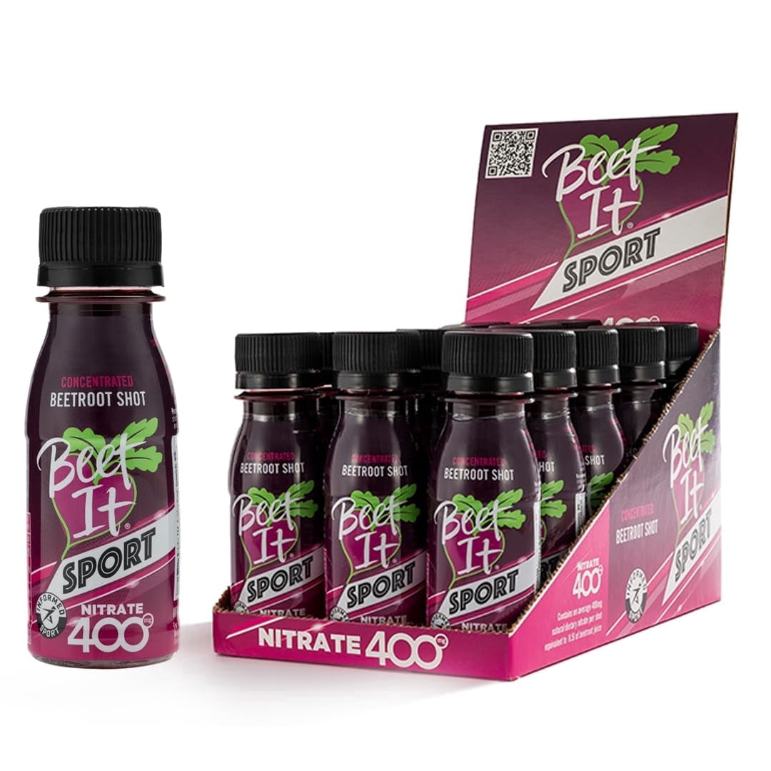 BEET IT Sport Nitrate 400 Shot, 70ml, Pack of 15, 400mg Dietary Nitrate ...