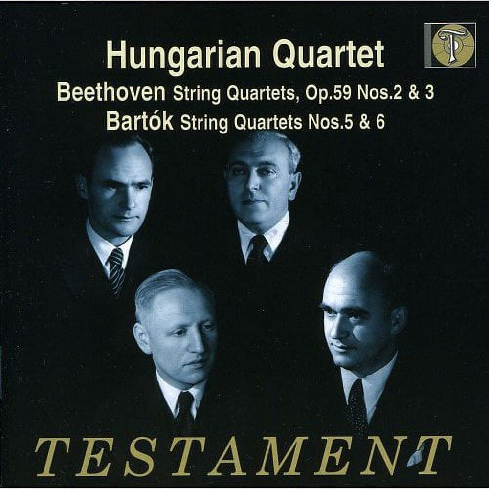 BEETHOVEN: STRING QUARTETS, OP. 59 NOS. 2 & 3; BART¢K: STRING QUARTETS NOS. 5 & 6 - Walmart.com
