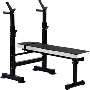 pooboo Foldable Adjustable Weight Bench, 800 LBS Capacity, Sturdy Steel ...