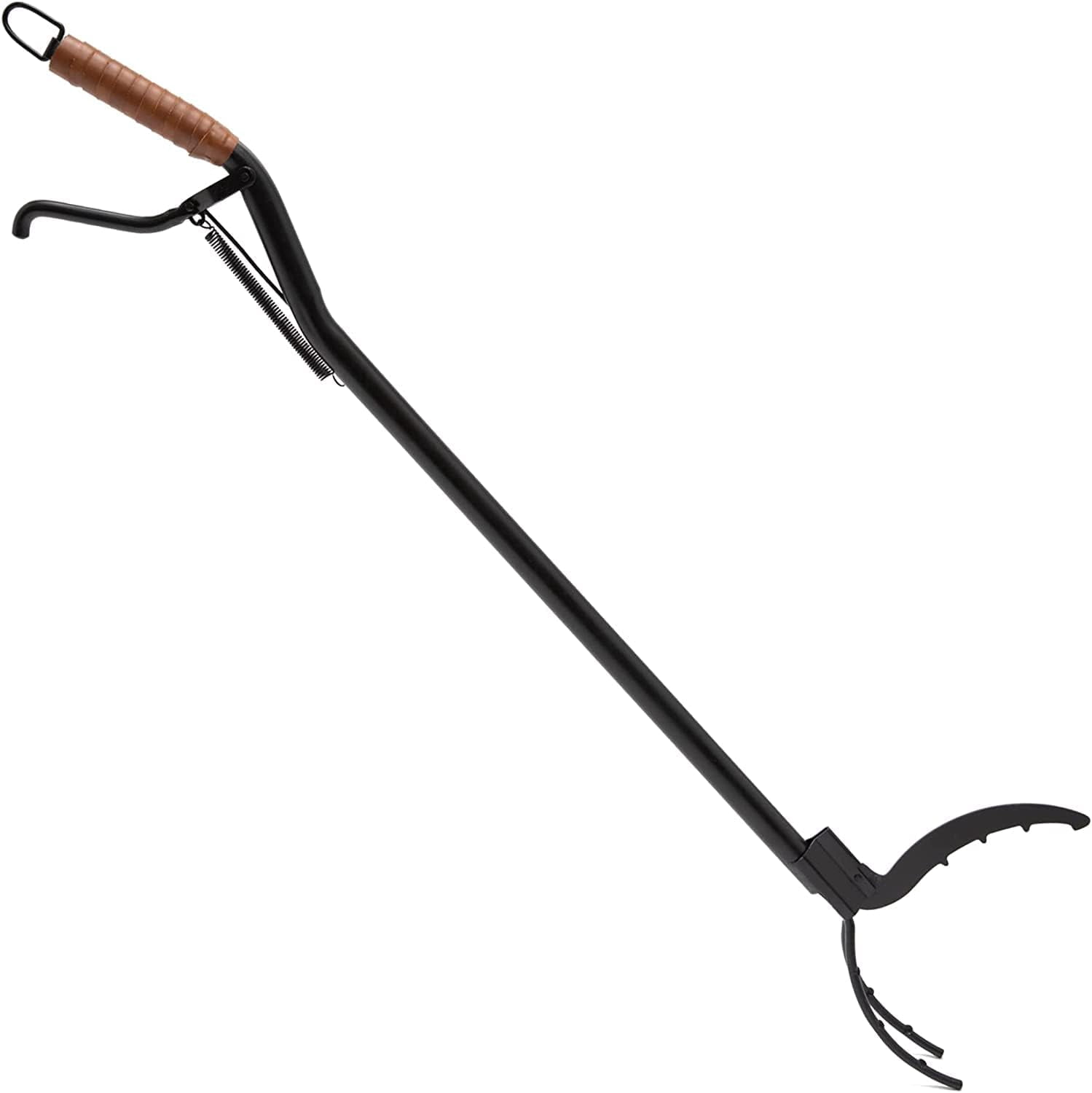 BEEYLA Log Grabber - 40 Long Fire Pit Tong with Durable Steel Shaft ...