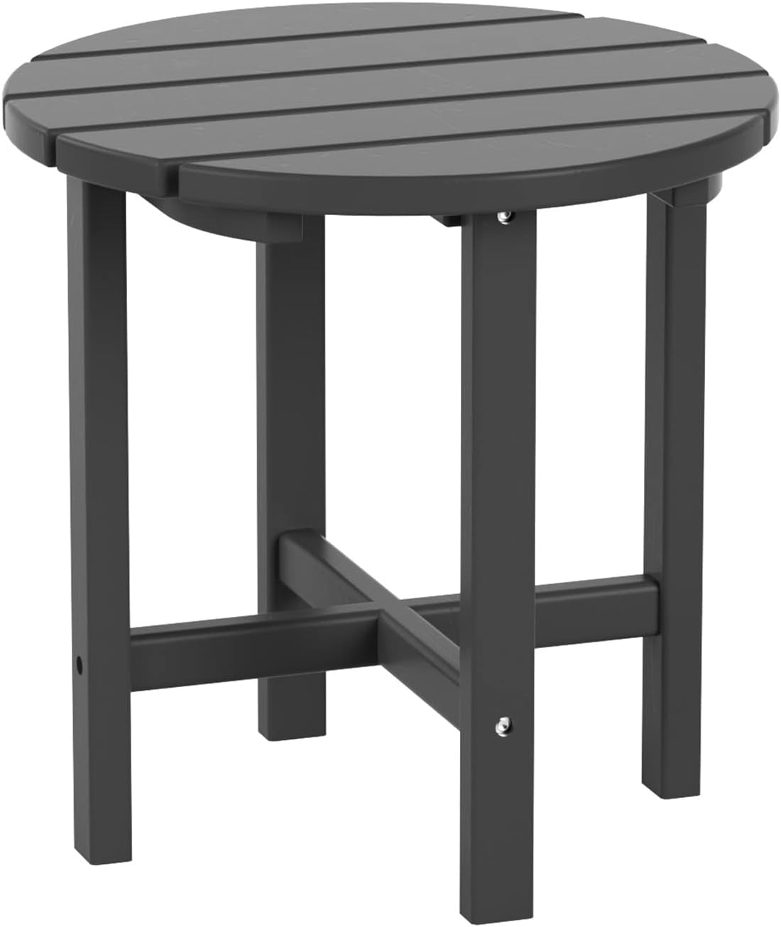 BEEYLA Round Outdoor Side Tables, Adirondack Patio Tables for Outside ...