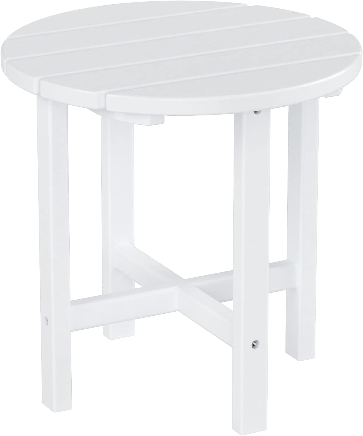 BEEYLA Round Outdoor Side Tables, Adirondack Patio Tables for Outside ...