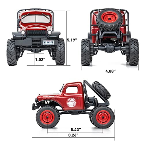 BEEZRC FMS RC Crwaler 1/24 Scale FCX24 Power Wagon RTR 4WD 2.4GHz 3CH ...