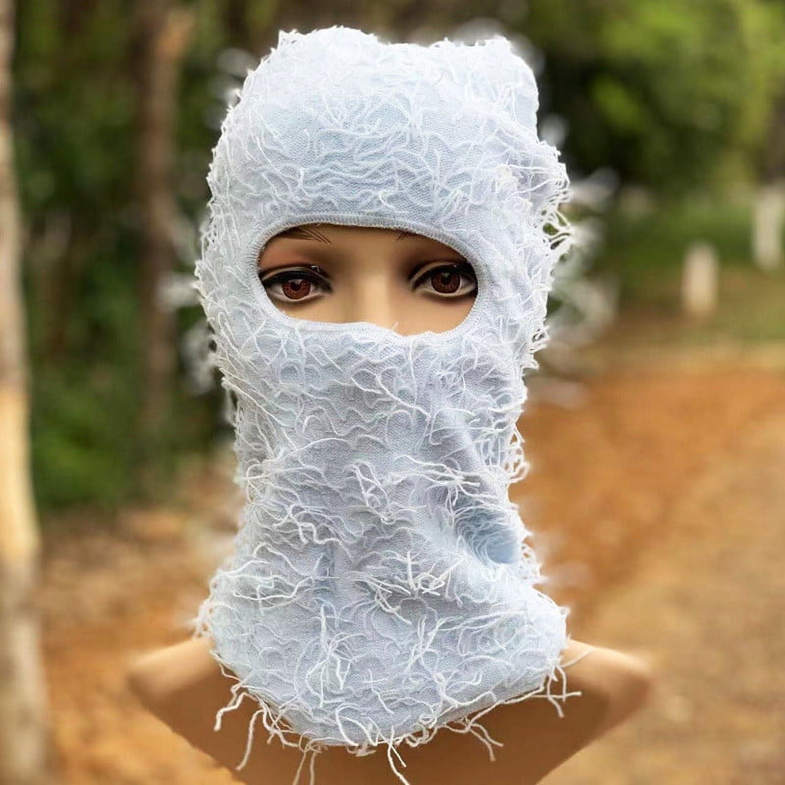 BEFOKA Knit Sew Outdoor Full Face Cover Thermal Ski Mask One Size Fits ...