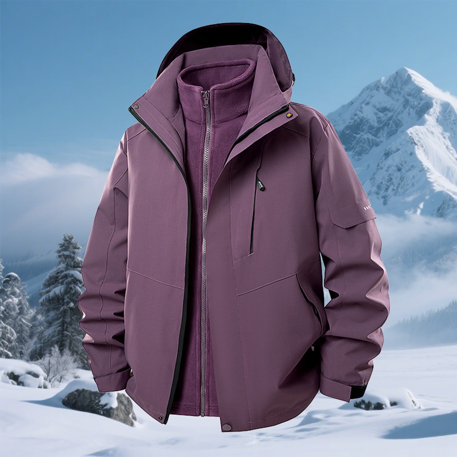 BEFOKA Men's Fall Jackets Waterproof Jacket Rain Coat with Hood 2025 ...