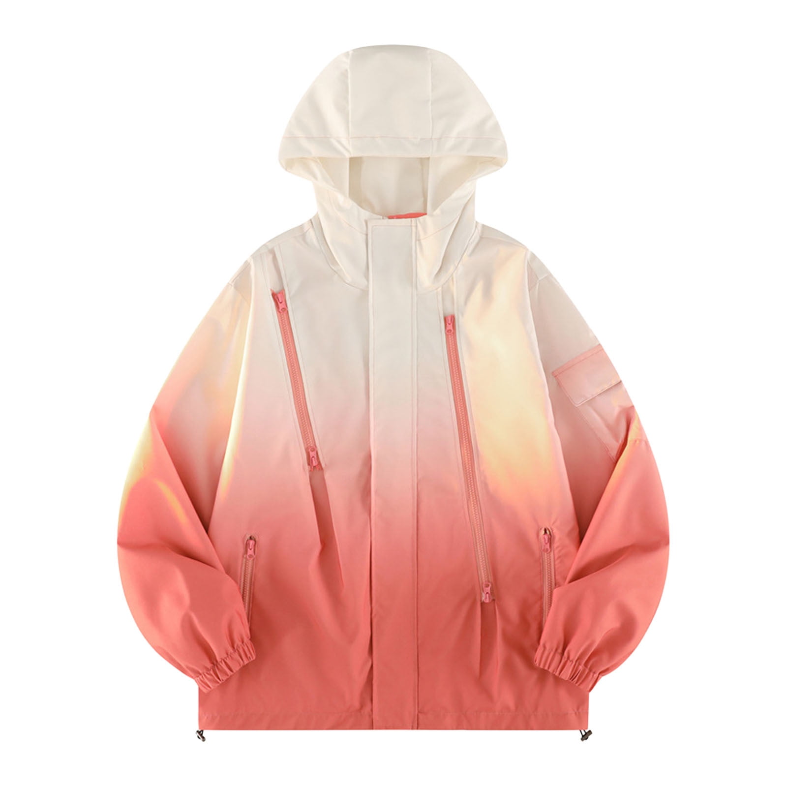 BEFOKA Men's Waterproof Jacket Rain Coat with Hood Fall Jackets for Men ...